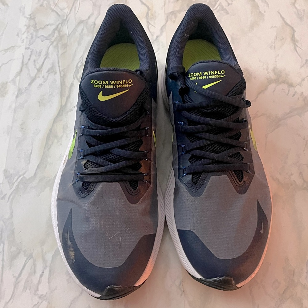 Nike Zoom Winflo 8 'Midnight Navy Volt' Shoes X Size … - Gem